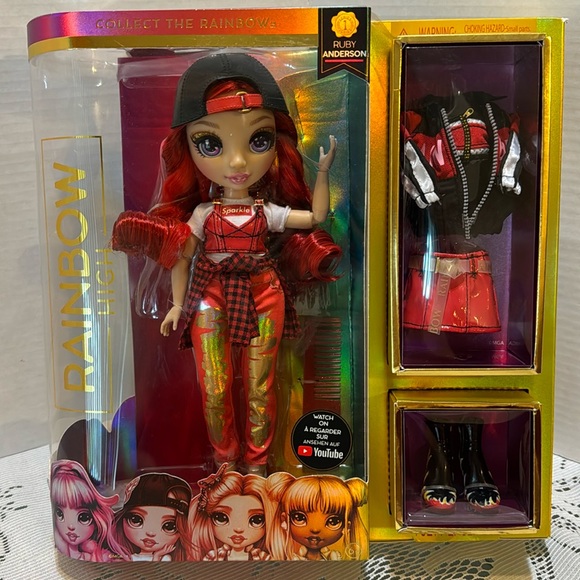 Rainbow High | Toys | Rainbow High Ruby Anderson Fashion Doll With 2 ...